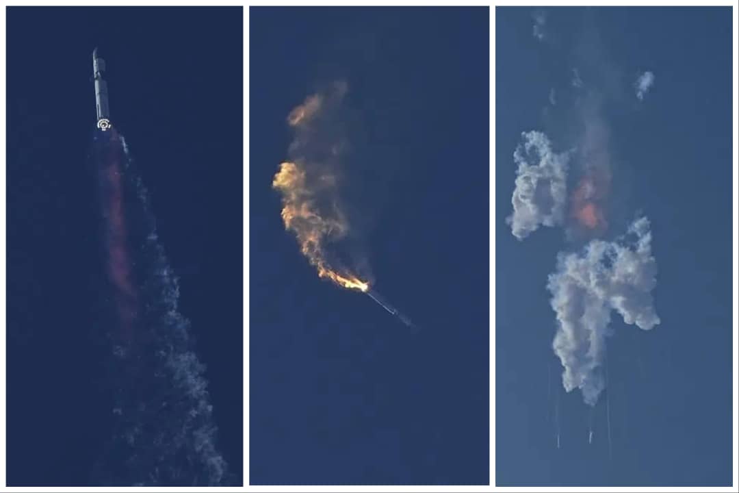 Spacex Giant Rocket Explodes Minutes After Launch From Texas The New